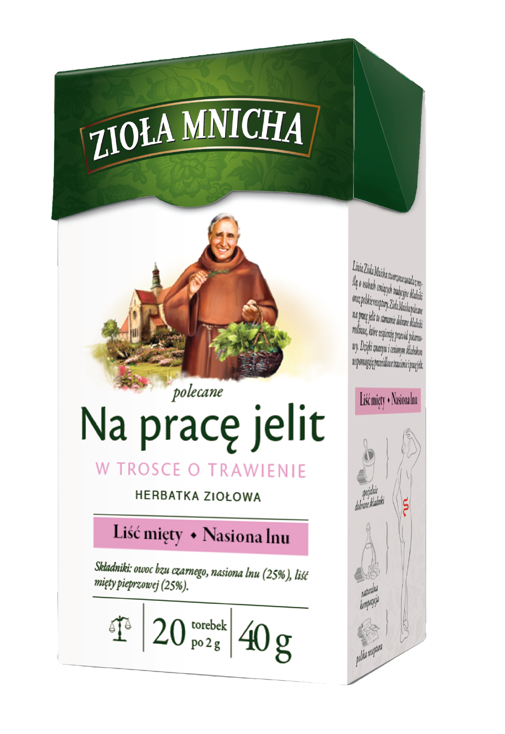 HERBAPOL BIG-ACTIVE ZIOLA MNICHA FOR INTESTINAL HEALTH DIETA - Smakołyk ...