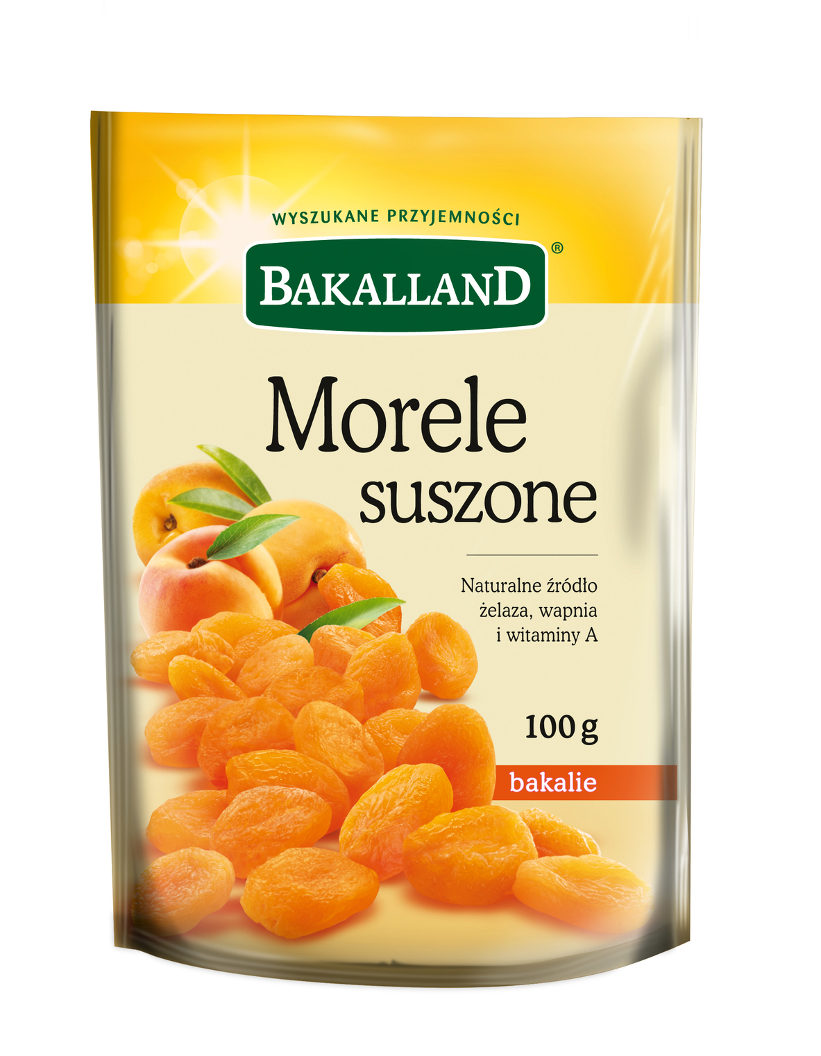 BAKALLAND DRIED APRICOTS 100G - Smakołyk - Polish grocery store in the UK
