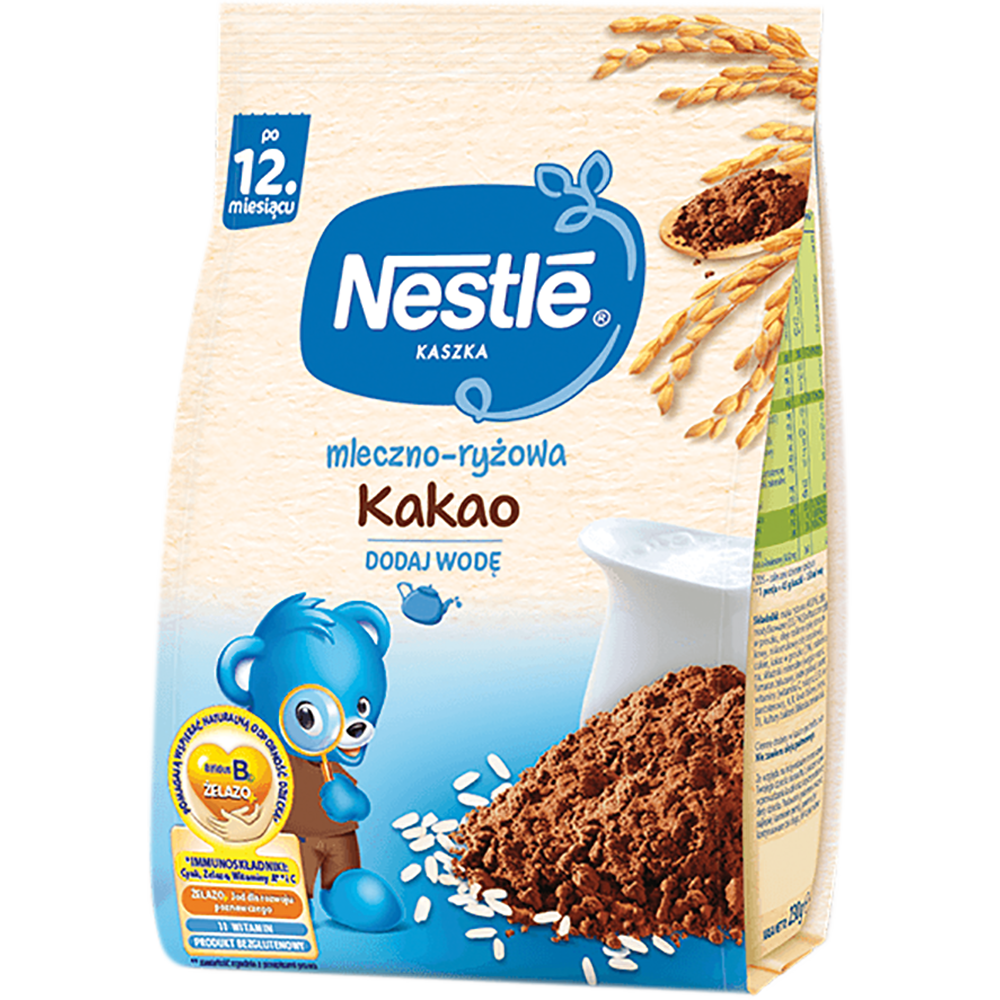 NUTRICIA NESTLE MILK RICE PORRIDGE KAKAO FLAVOUR AFTER - Smakołyk ...