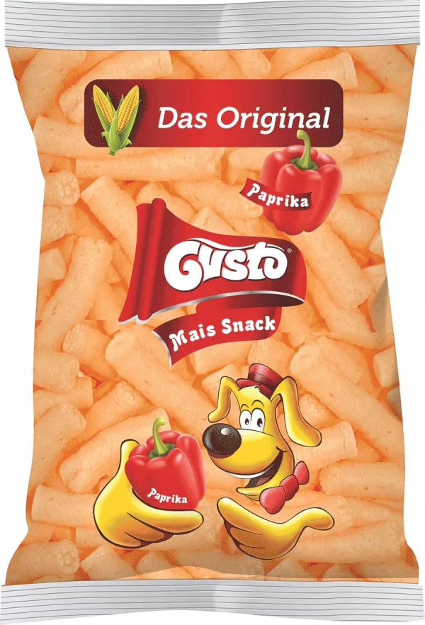 GUSTO PUFELETI CORN PUFFS PAPRIKA 100G - Smakołyk - Polish grocery ...