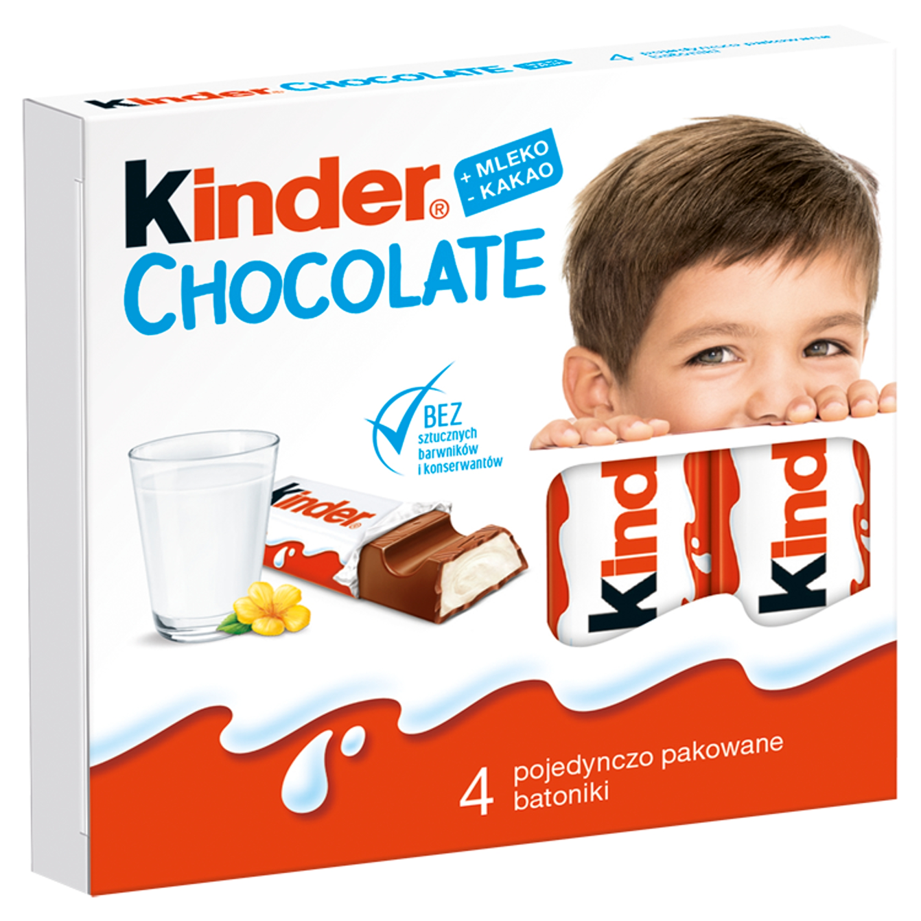 FERRERO KINDER CHOCOLATE MILK CHOCOLATE BARS WITH MILK FILIN - Smakołyk ...
