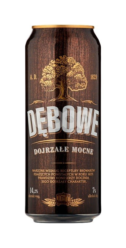 PIWO DEBOWE MOCNE 500ML PUSZKA - Smakołyk