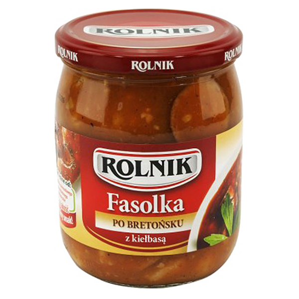 ROLNIK - JAR OF BRETON BEANS WITH SAUSAGE 540ML/500G - Smakołyk ...